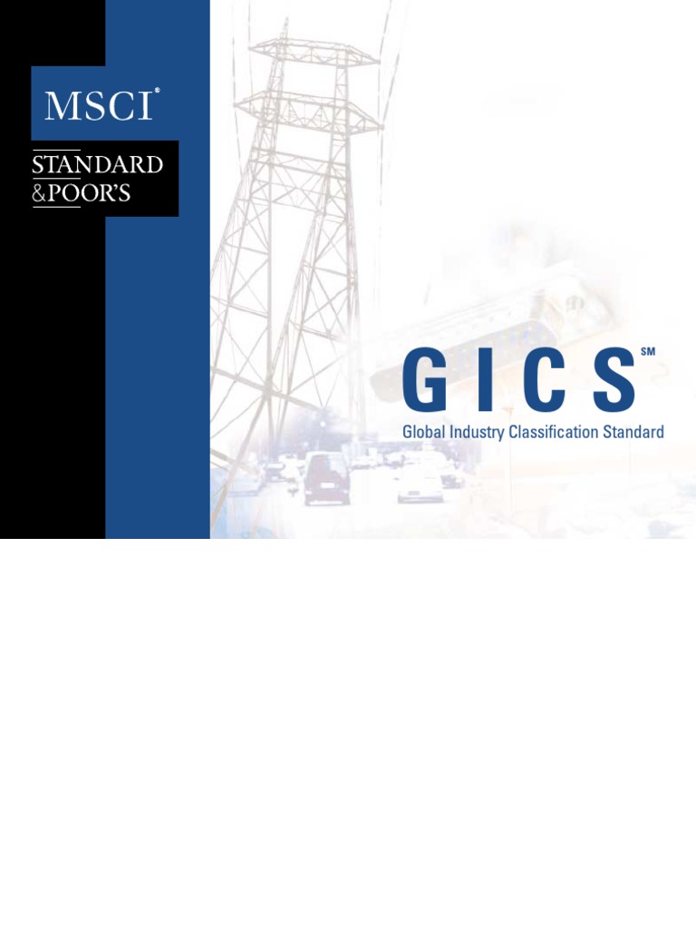Global Industry Classification Standard | PDF