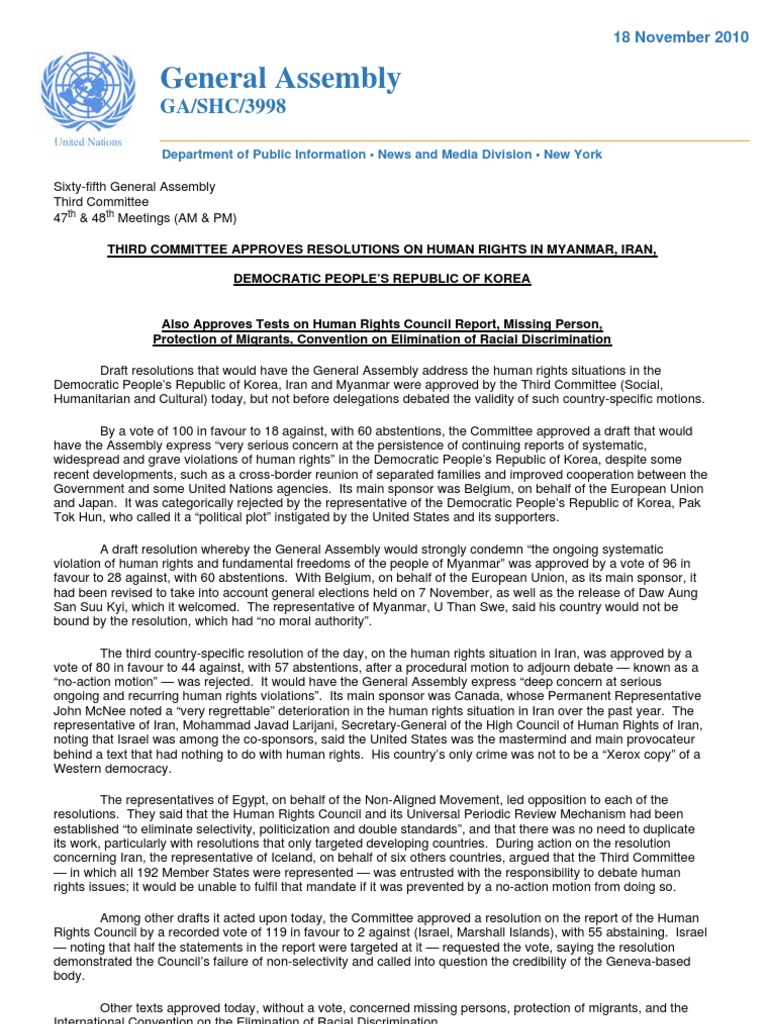 Human Rights | PDF | Human Rights | Myanmar