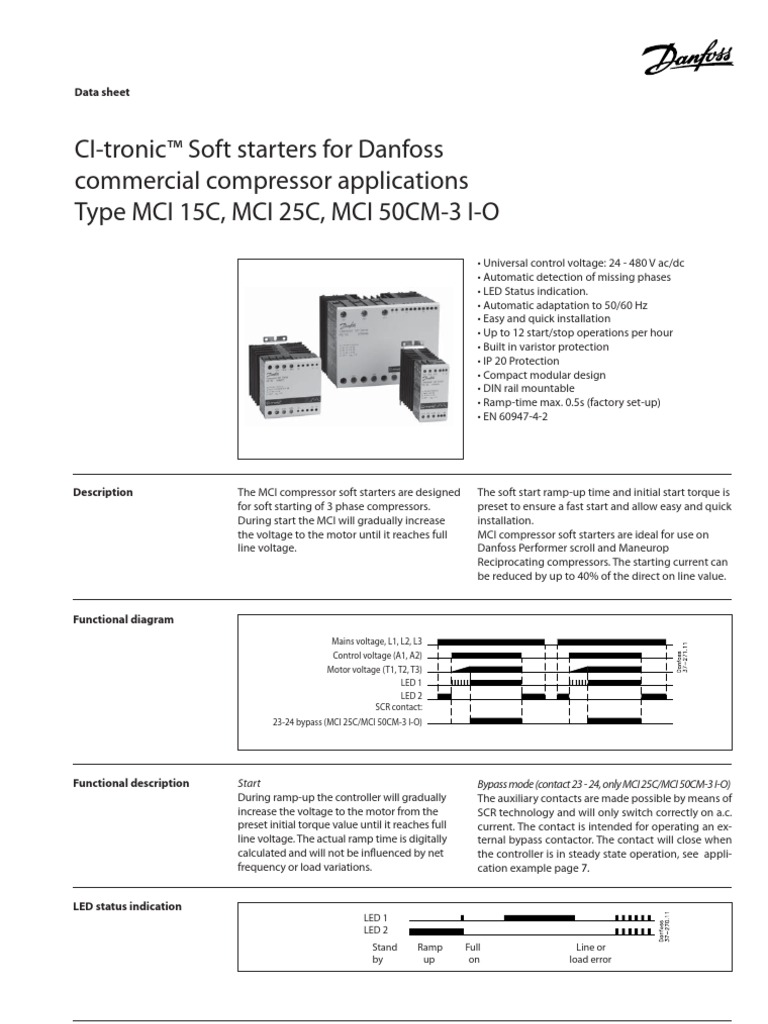 Soft Starter | PDF | Gas Compressor | Alternating Current