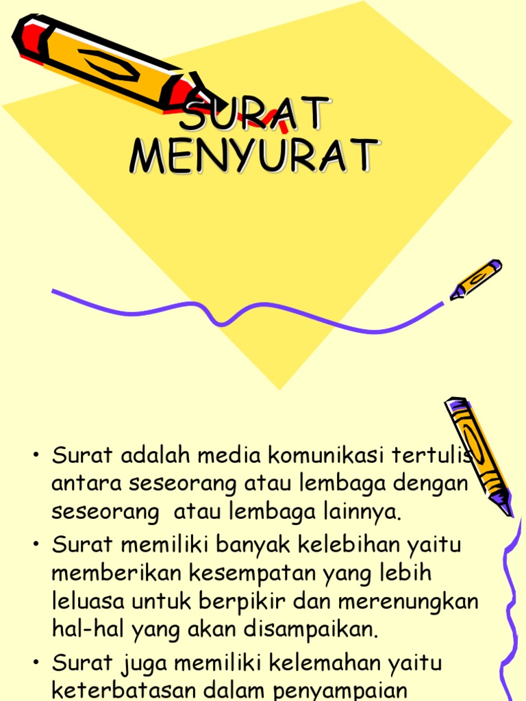 Contoh Surat Menyurat | PDF