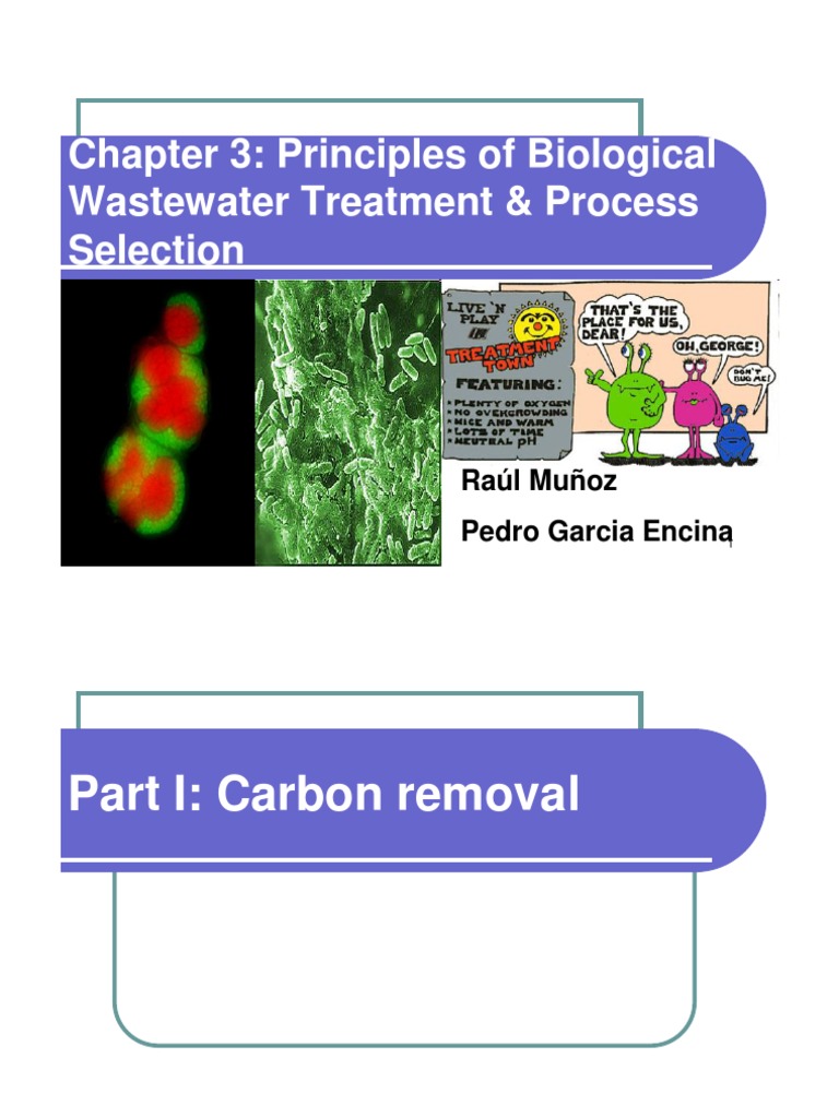 Biological wastewater treatment principles & process selection | PDF ... Biological wastewater treatment principles & process selection | PDF ...