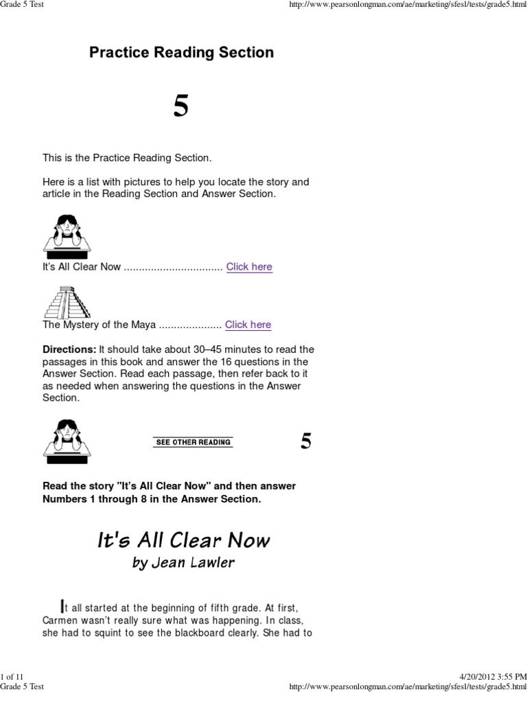 5th Grade Sample MAthematics Test | PDF | Maya Peoples | Maya Civilization