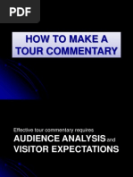 TOUR GUIDING SCRIPTformat | PDF