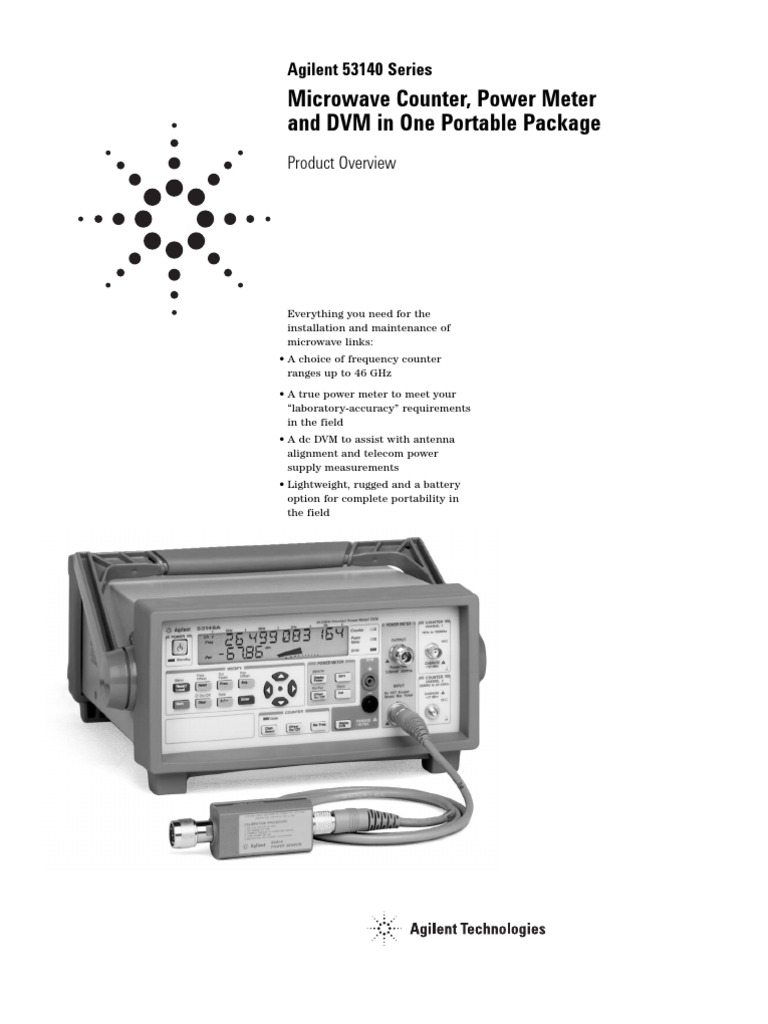 53147A Data Sheet | PDF | Hertz | Frequency Modulation