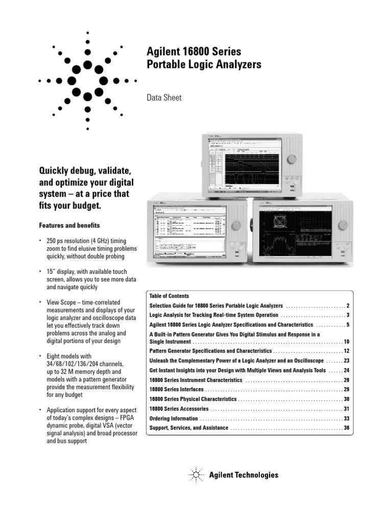 16803A Data Sheet | PDF | Macro (Computer Science) | Electrical Connector