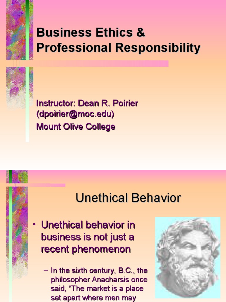 Business Ethics Professional Responsibility | PDF | Relativism | Courage