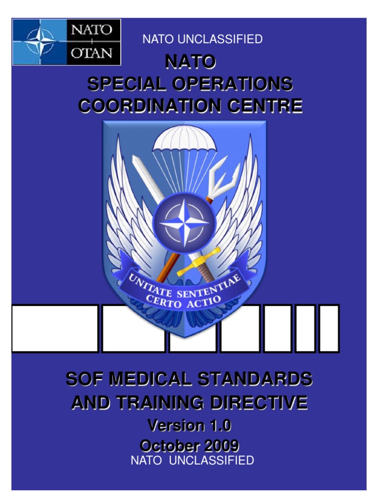 0779 NATO SOF Medical Standards and Training 2009 | Emergency ...