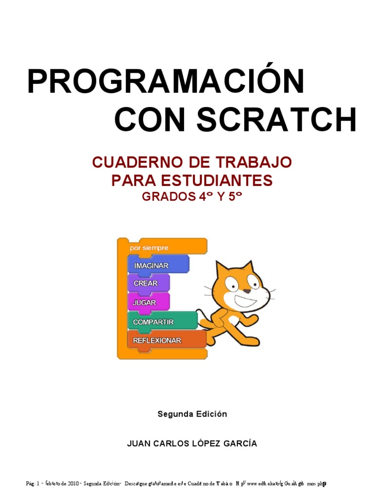Algoritmos Programacion Cuaderno 1 | PDF | Scratch (lenguaje de programación) | Algoritmos