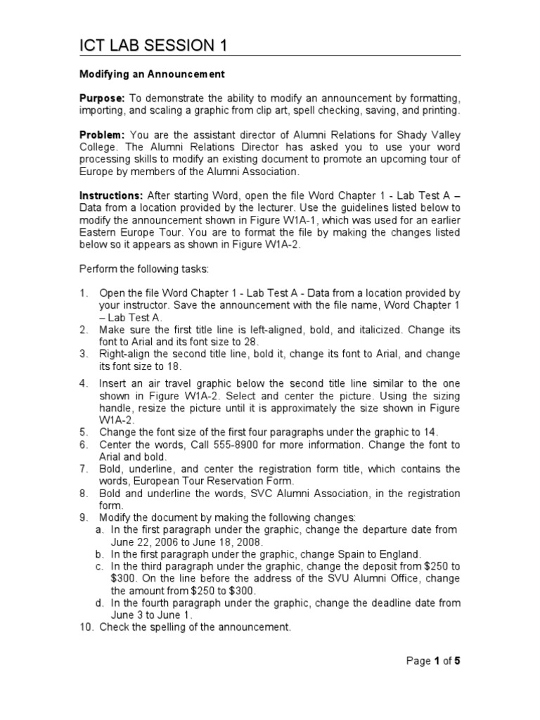 Ict Lab Session 1 | Download Free PDF | Typefaces | Arial