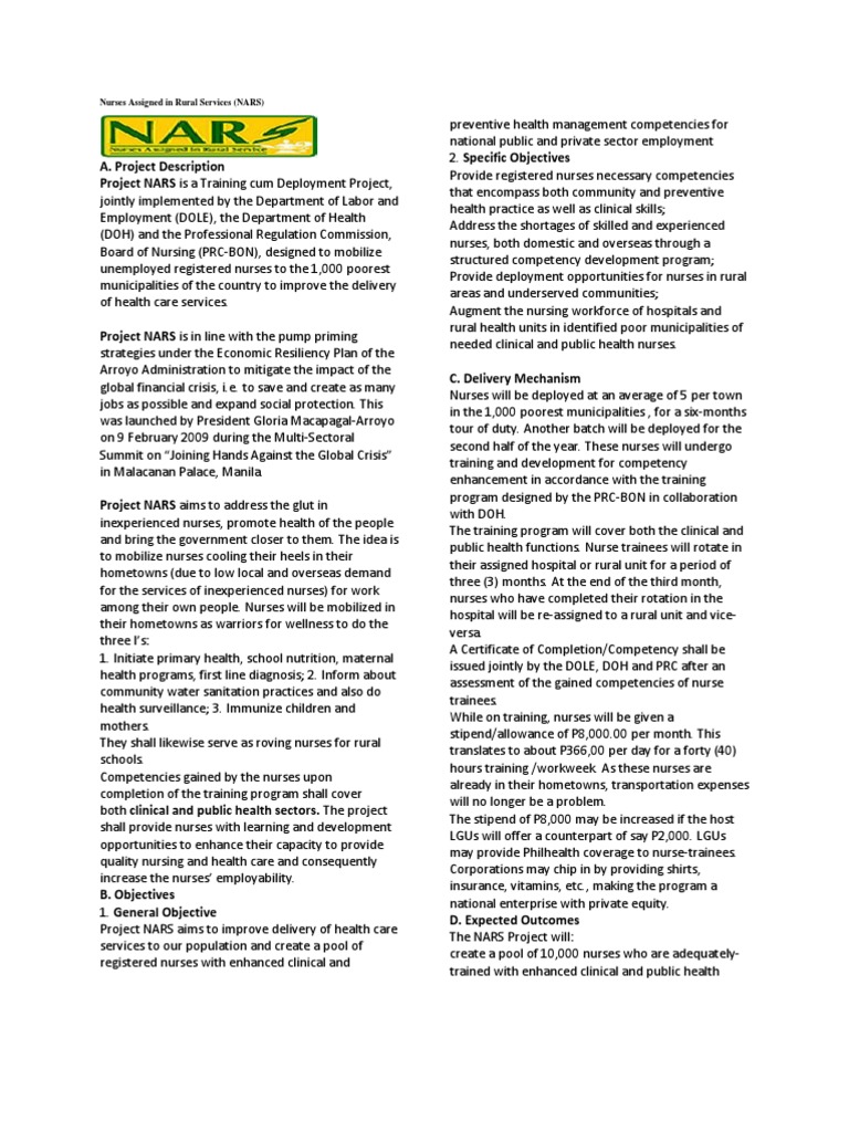 Nars | PDF | Profession | Nursing