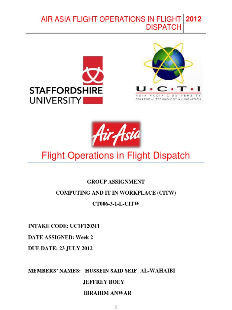 AirAsia Flight Dispatch System Overview | PDF | Antivirus Software ...