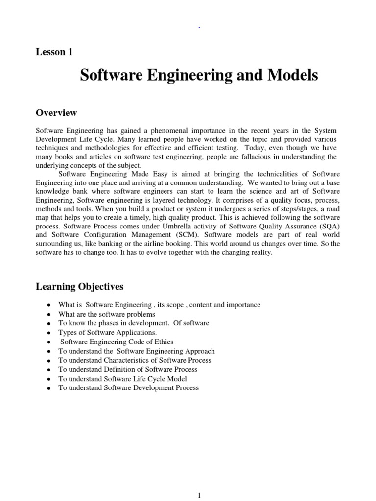 Software Engineering Book by Danny Dsouza | PDF | Software Prototyping ...