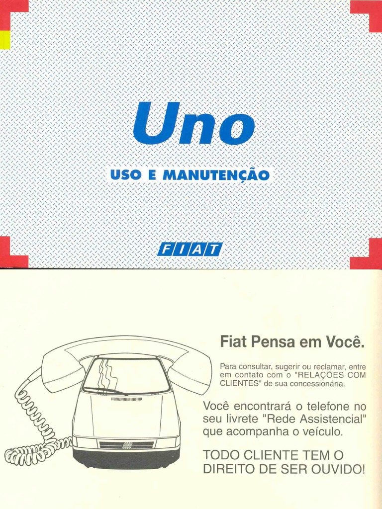 Manual do Proprietário do Fiat Uno SX