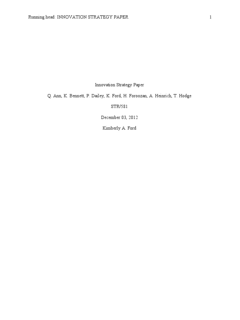 Innovation Strategy Download Free Pdf Apple Inc Strategic Management