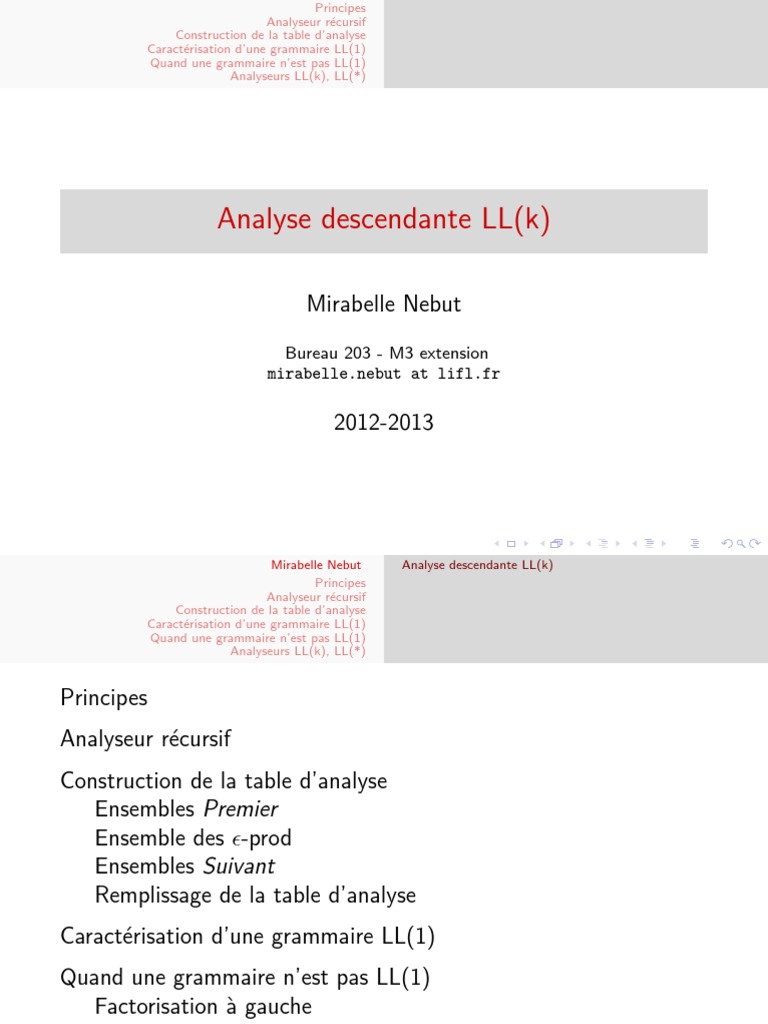 Compilation | PDF | Analyse syntaxique | Programmation informatique
