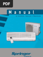 Manual de Instalacao Springer Midea AirVolution (Esse É o Escolhido ...