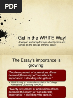 Example OCS Essay | PDF
