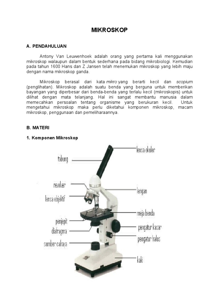 MIKROSKOP | PDF | Sains & Matematika