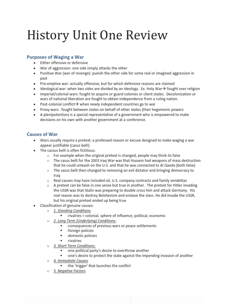 Ib History ww1 Preview | PDF