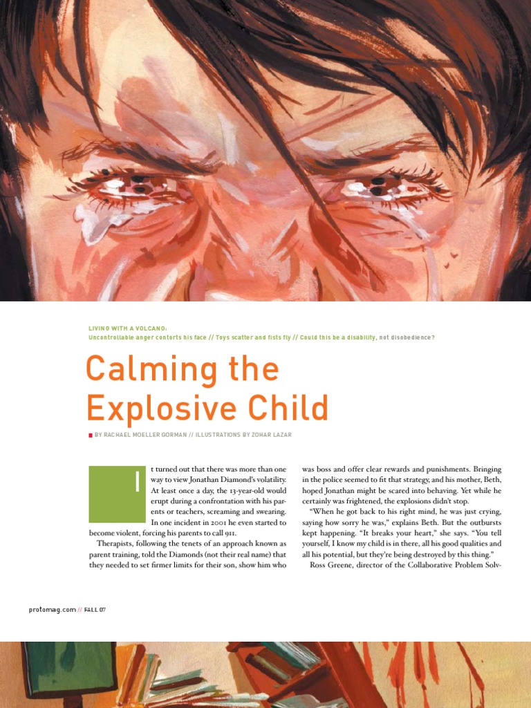 Calming Explosive Children Through Understanding, Not Punishment | PDF ...