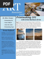 Drypoint Printmaking Lesson Plan - 7th Grade | PDF | Printmaking | Etching