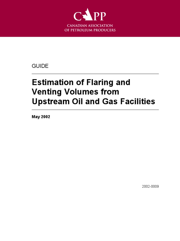 Guide For Estimation of Flaring and Venting Volumes | PDF | Natural Gas ...