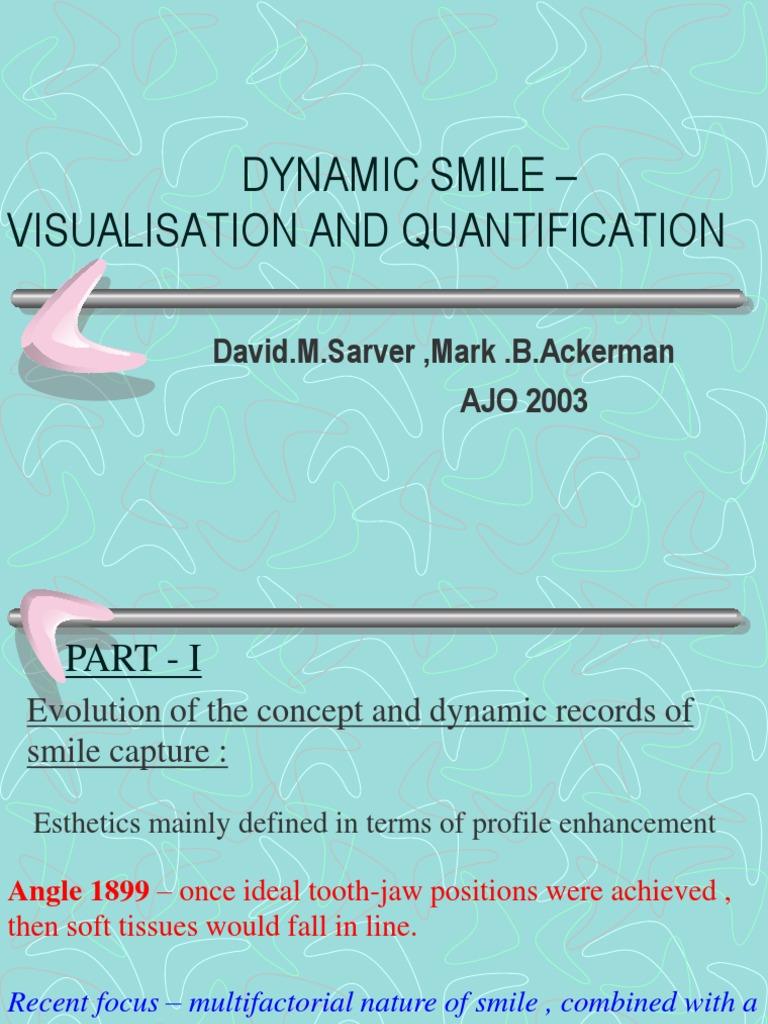 Dynamic Smile | PDF | Lip | Dentistry Branches