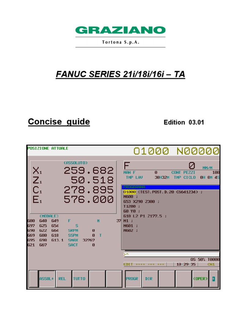 FANUC CNC Programming Guide | PDF | Machining | Drilling