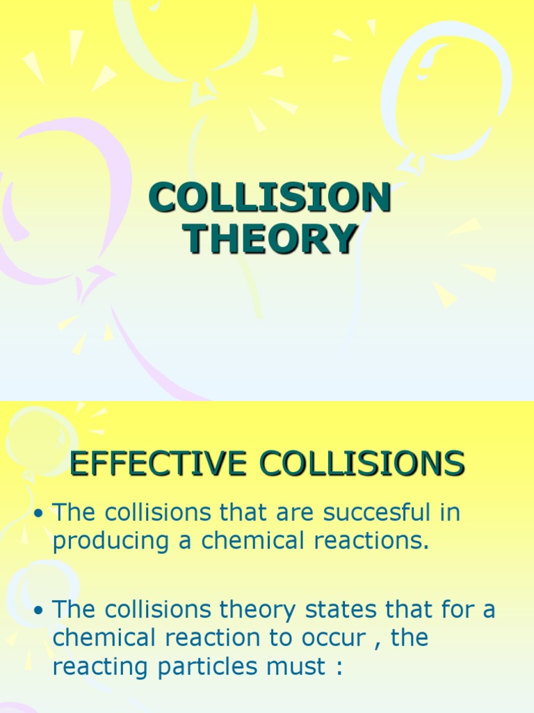 Collision Theory Key Concepts | PDF | Reaction Rate | Chemical Reactions