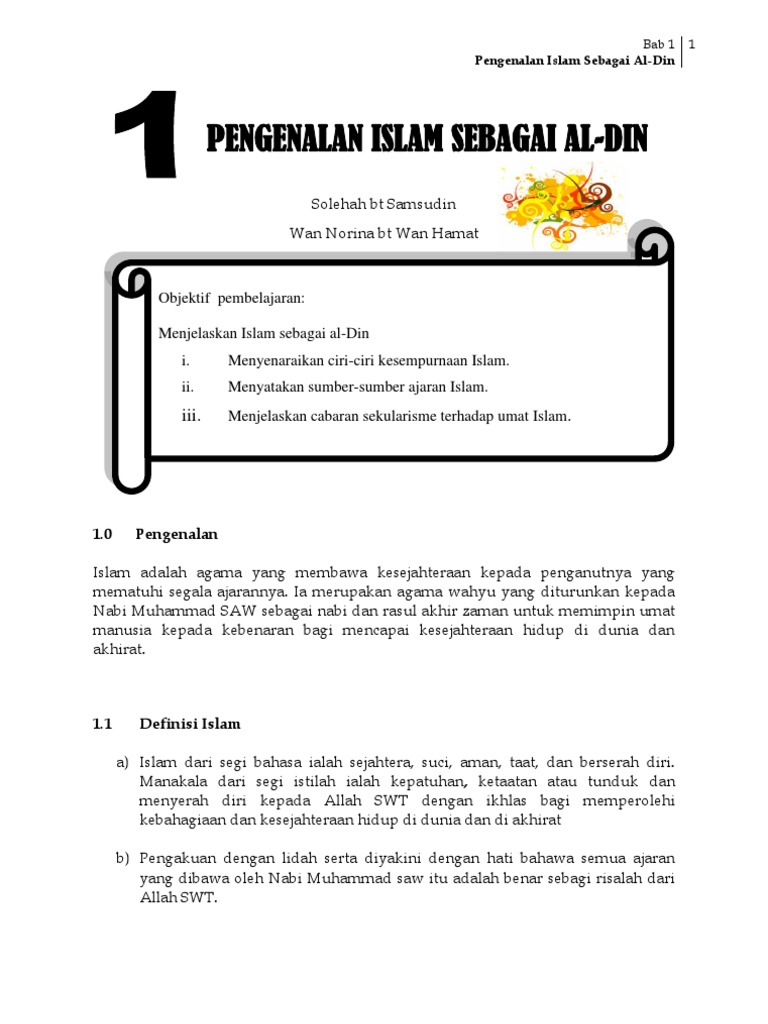 Islam Sebagai Ad-Din | PDF | Ilmu Sosial | Agama & Spiritualitas