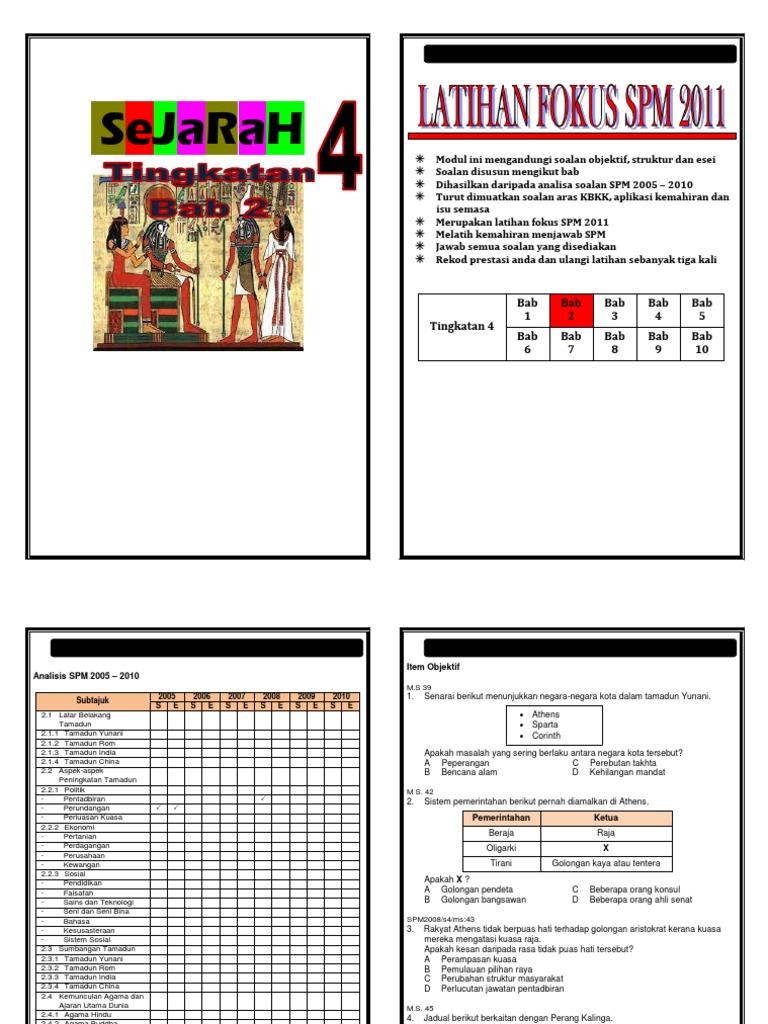 Soalan Sejarah Tingkatan 4 | PDF