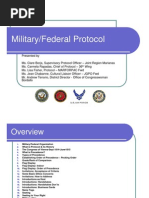Updates to AFI 34-1201 Protocol | PDF | Cadet | Flag Of The United States