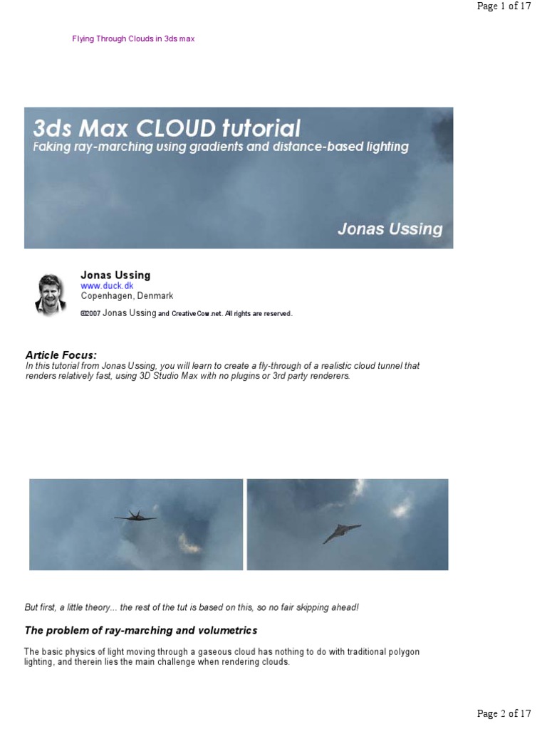 Flying Clouds | PDF | Texture Mapping | Rendering (Computer Graphics)