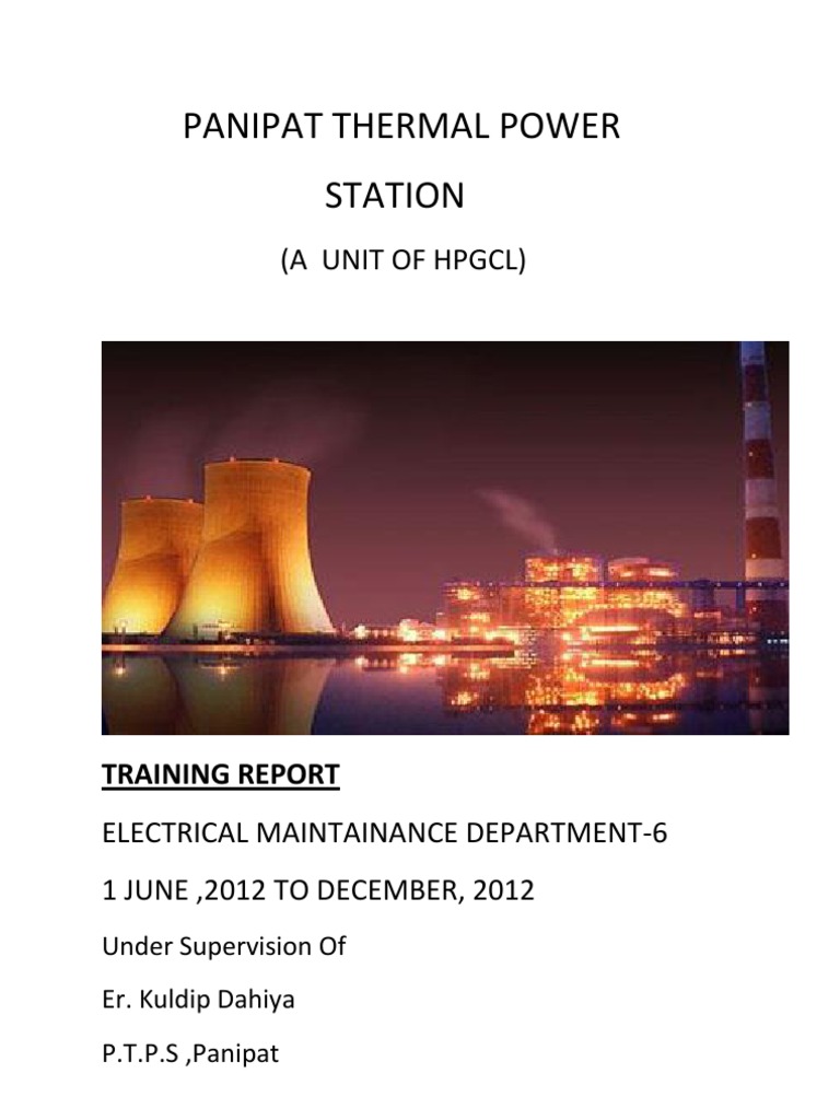 Panipat Thermal Power Station: (A Unit of HPGCL) | PDF | Power (Physics) | Energy Conversion
