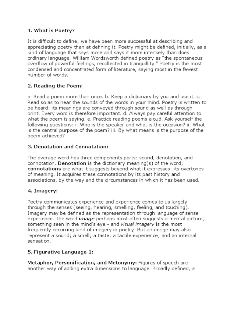 What Is Poetry | PDF | Business
