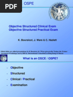 (OSCE) and (OSPE) Examination | PDF | Cognition | Cognitive Science