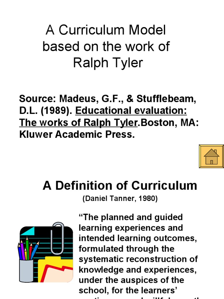 Tyler Curr Model | PDF | Square Root | Curriculum