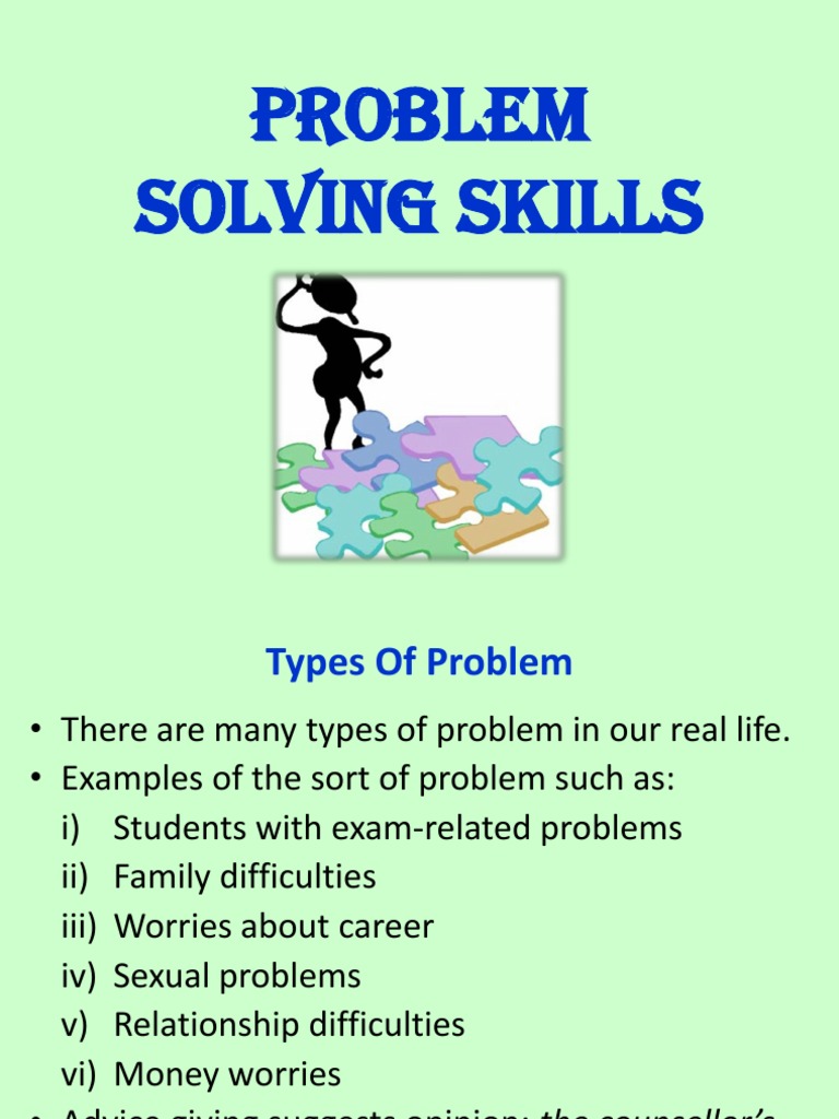 Problem Solving Skills | PDF | Brainstorming | Goal