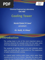 Cooling Tower Design and Calculations | PDF | Evaporation | Water