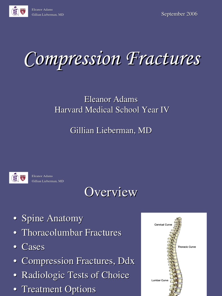Compression Fractures | PDF | Vertebra | Vertebral Column