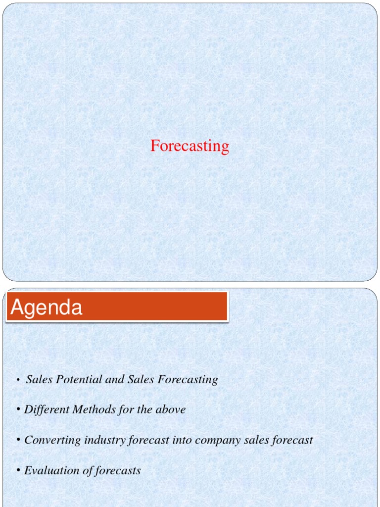 Module 3 - Forecasting | PDF | Forecasting | Econometrics
