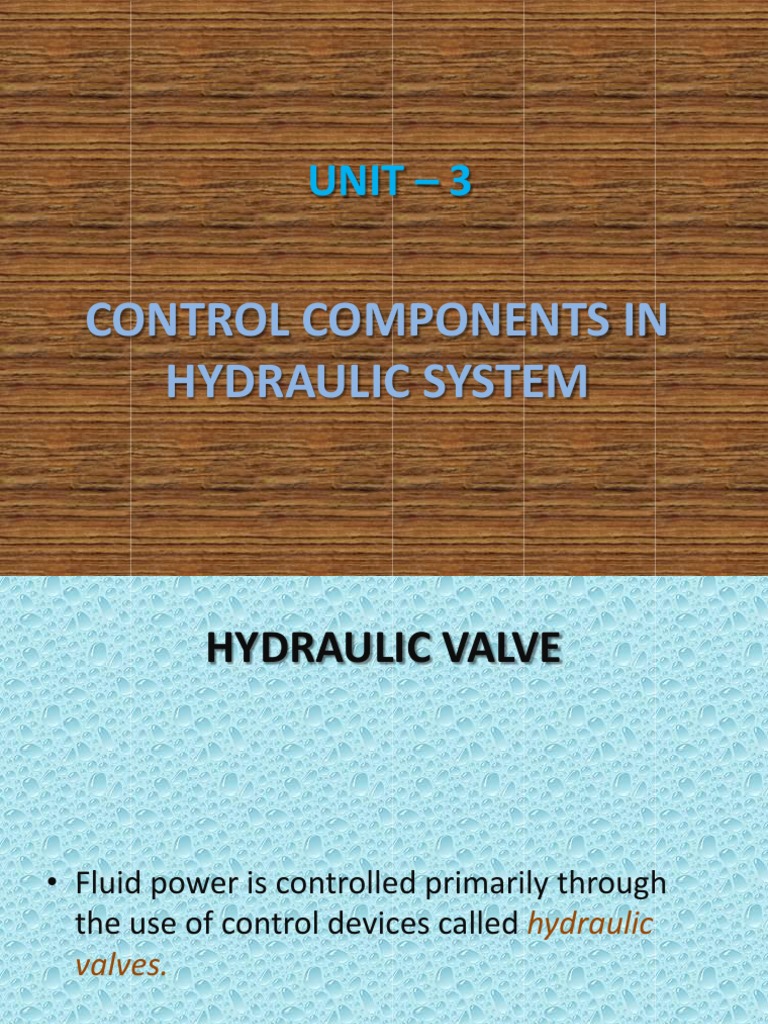 Hydraulics - Basics | PDF | Technology & Engineering