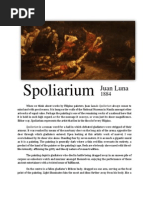 The Spoliarium (Analysis Paper) | PDF