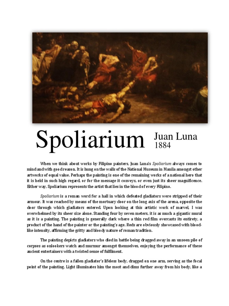 Spoliarium Art App | Download Free PDF | Gladiator | Paintings