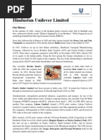 Hindustan Unilever Limited (HUL) Introduction | PDF | Unilever ...
