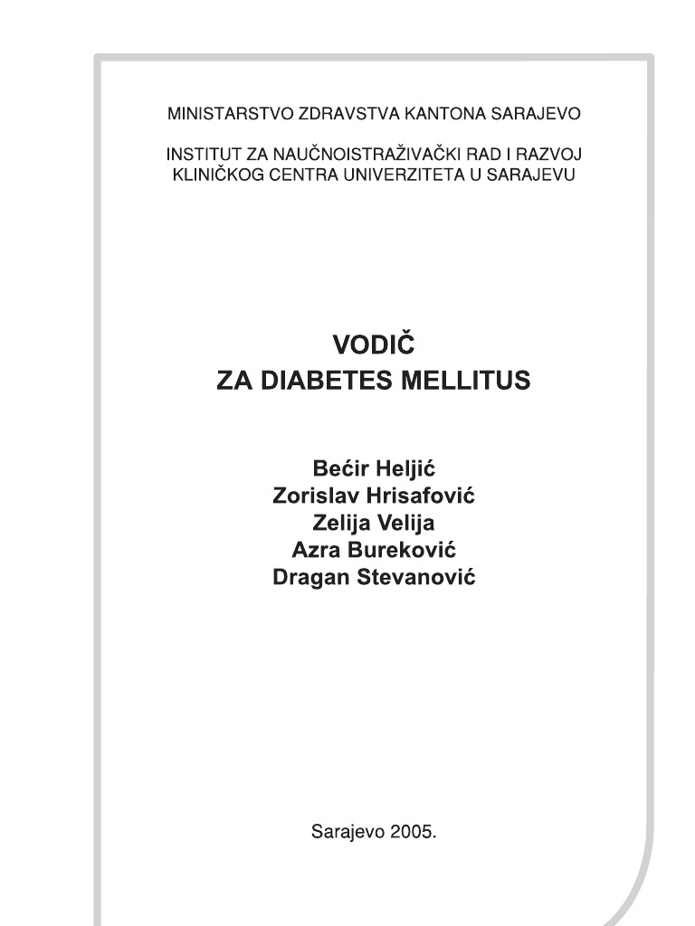 MZ-Vodic Za Diabetis Mellitus | PDF