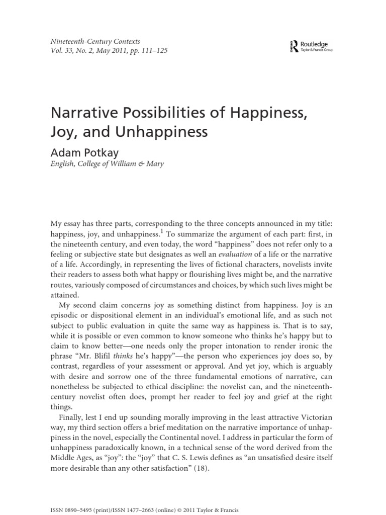 The Story of Joy | PDF