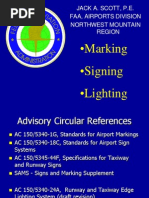 ICAO Recommended Airport Signs - Runway and Taxiway Markings | PDF ...