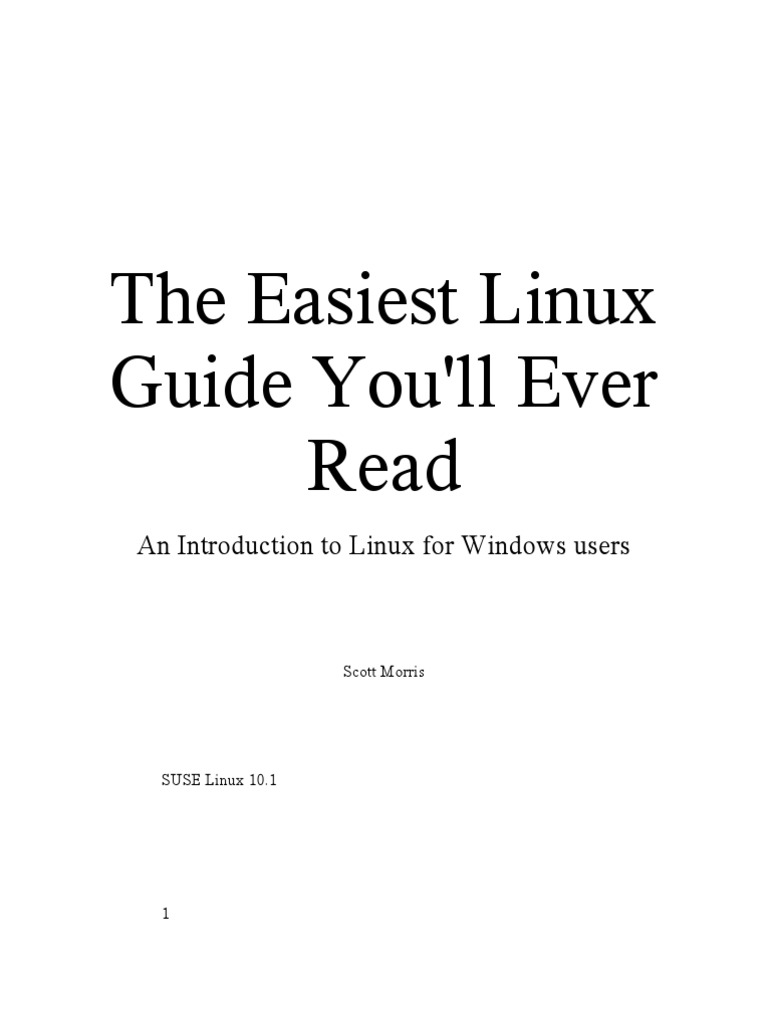 Easiest Linux Guide Ever | PDF