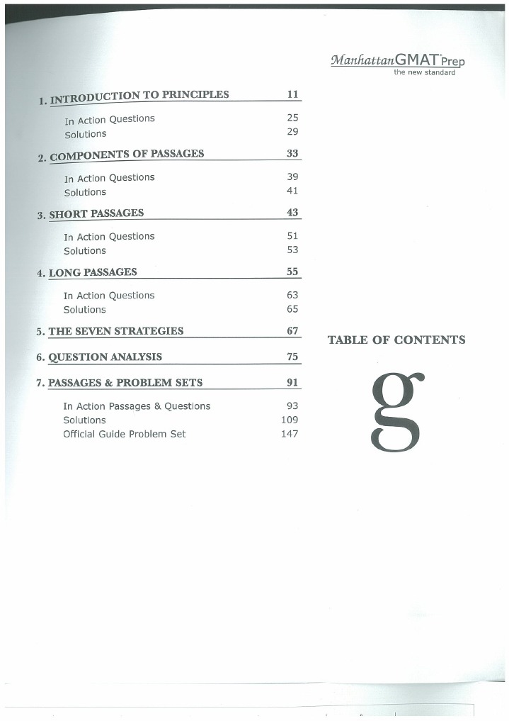 Reading Comprehension GMAT Strategy Guide 7 | PDF
